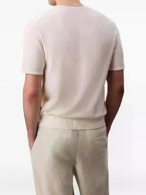Calvin Klein Pima Knitted Crew Neck Sweater - Neutrals