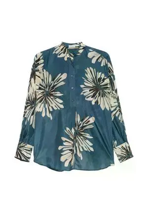 Brunello Cucinelli Printed Blouse - Blue