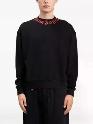 Palm Angels Logo Neck Sweatshirt