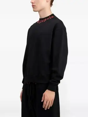 Palm Angels Logo Neck Sweatshirt