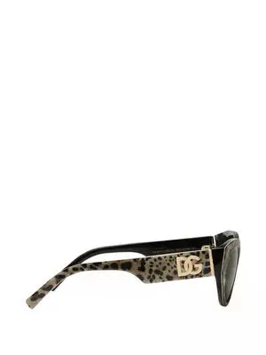 Dolce & Gabbana Leopard-print Cat-eye Sunglasses