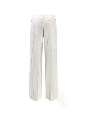 SEMICOUTURE Adelina Striped Pleated Palazzo Pants
