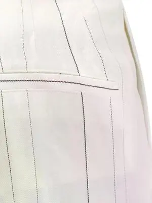 SEMICOUTURE Adelina Striped Pleated Palazzo Pants