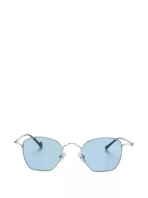 EYEPETIZER Geometric Sunglasses - Silver