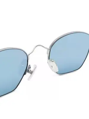 EYEPETIZER Geometric Sunglasses - Silver