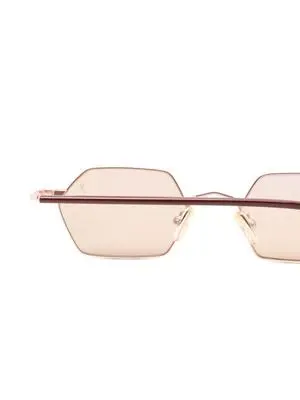 EYEPETIZER Geometric Frame Sunglasses - Pink