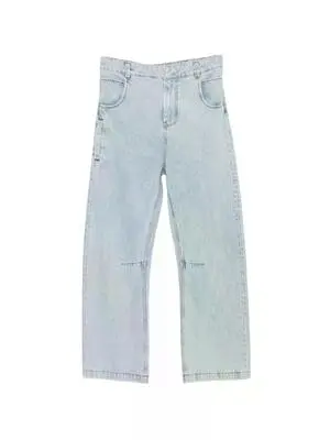 ENTIRE STUDIOS Gem Logo-patch Belt-loop Jeans - Blue