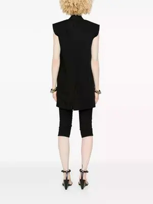 Rick Owens V-neck Sleeveless Gilet - Black