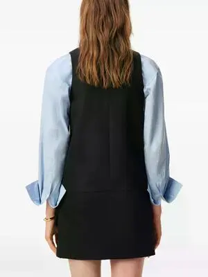 AMI Paris Wool Belted Mini Dress