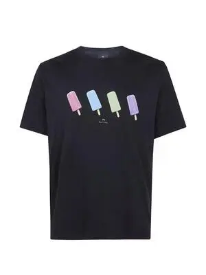 Paul Smith Ice-lolly Print T-shirt - Blue