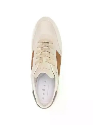 Hogan H Appliqué Sneakers - Neutrals