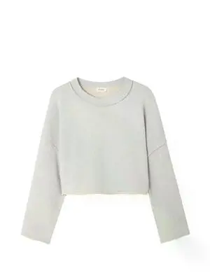 American Vintage Dantown Crewneck Cotton Sweatshirt - Grey