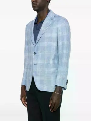 Tagliatore Patterned Blazer - Blue