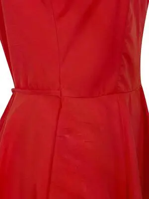 Aspesi Open Back Dress Red