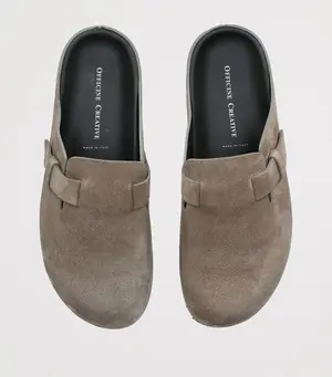 Officine Creative Suede Mules - Brown