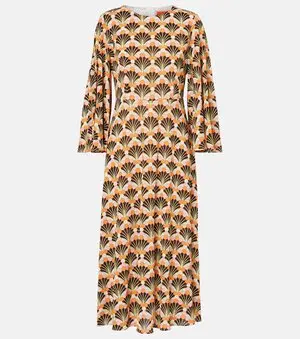 La DoubleJ Sorella" Printed Midi Dress - Multicoloured
