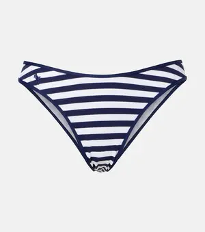 Polo Ralph Lauren Striped Bikini Bottoms - Blue