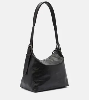 LEMAIRE Small Belted Leather Shoulder Bag - Brown