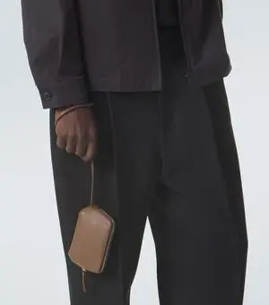 THE ROW Owen Leather Pouch