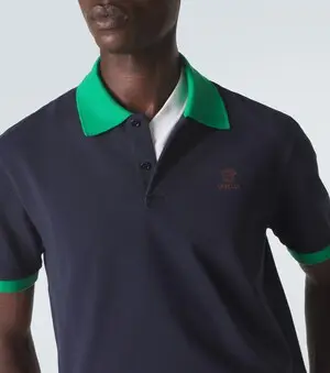 Versace Medusa Cotton Polo Shirt