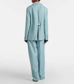 JOSEPH Rochd Chambray Blazer - Blue