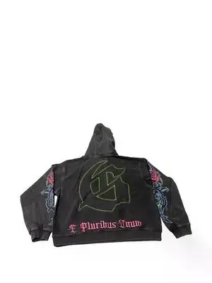 GODSPEED Graphic Print Hoodie - Grey
