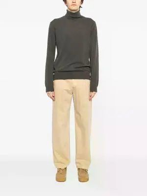 N.peal N.Peal Trafalgar Roll Neck Sweater Green