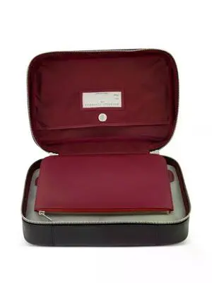 Brunello Cucinelli Grain Leather Beauty Case - Black