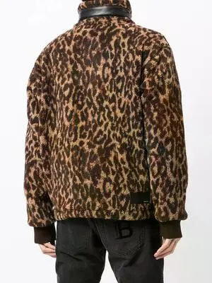 Amiri Leopard-print Faux Shearling Bomber Jacket