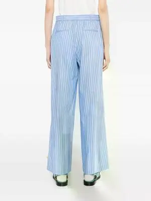 Karl Lagerfeld Striped Pleated Trousers