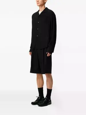 AMI Paris Boxy Embroidered Shirt