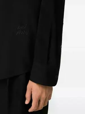 AMI Paris Boxy Embroidered Shirt
