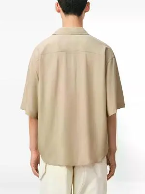 AMI Paris Embroidered Short-sleeve Shirt
