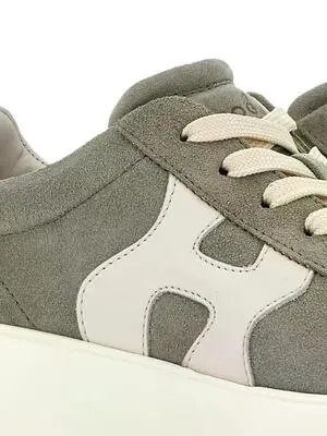 Hogan Hogan Rebel Suede Sneakers Green