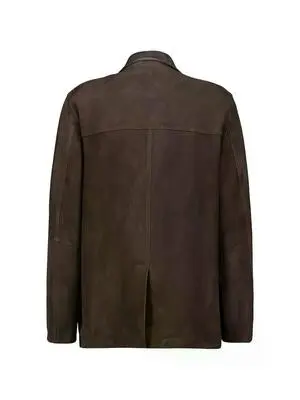 Boglioli Buttoned Leather Jacket