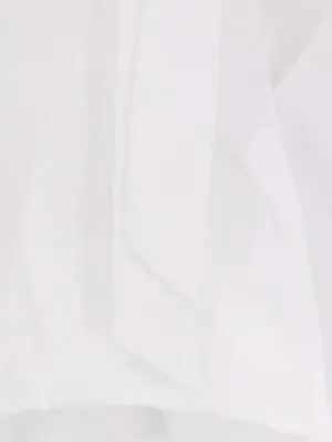 ALYSI Bow Detail V-neck Shirt