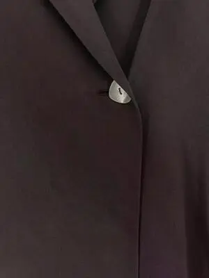 ALYSI Single-button Lapel Blazer - Brown