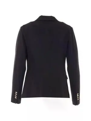 CIRCOLO 1901 Buttoned Blazer - Black