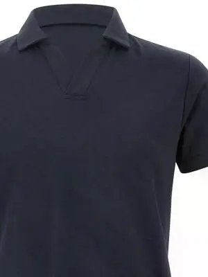 Peuterey V-neck Logo Polo Shirt