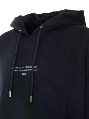Off-White Statement Skate Printed Hoodie - Blue