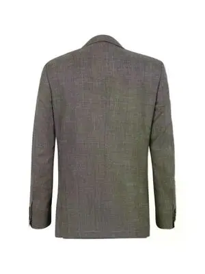 Canali Checked Button Suit