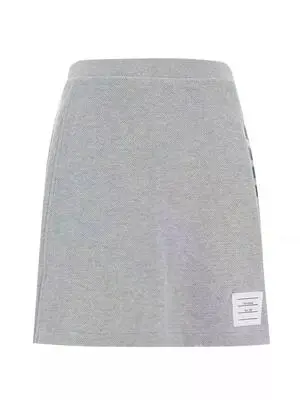 Thom Browne Logo Detail Mini Skirt