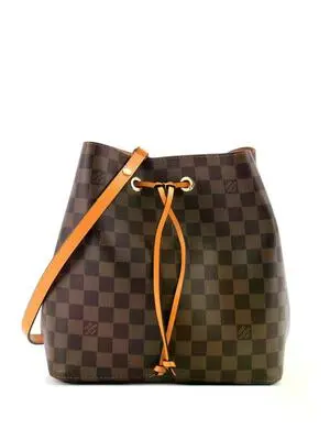 LOUIS VUITTON Neonoe Bucket Bag Damier Leather Mm - Brown