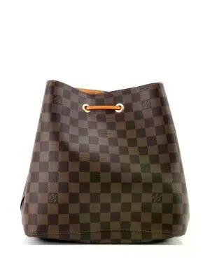 LOUIS VUITTON Neonoe Bucket Bag Damier Leather Mm