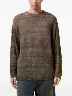 Our Legacy Crew Neck Cable Knit Sweater