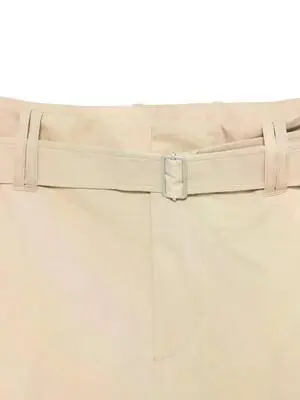 LARDINI Belted Trousers - Neutrals