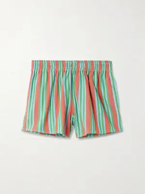 MARRAKSHI LIFE Striped Cotton Shorts - Multi