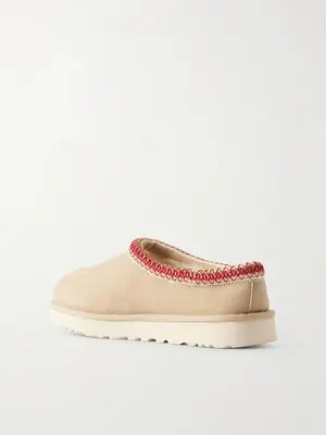 UGG Tasman Ii Shearling-lined Suede Slippers - Neutrals