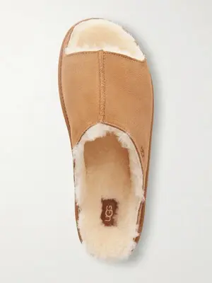 UGG Greenport Shearling Slides - Brown