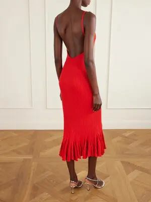 Proenza Schouler Giuditta Ribbed-knit Midi Dress